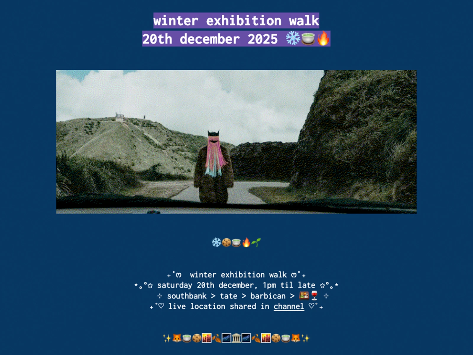 winter exhibition walk, december 2025 ️🍵🔥 | jonathan w. y. gray